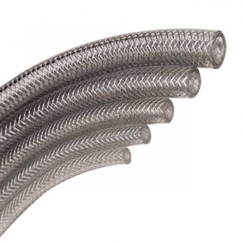 Clear Reinforced PVC Tubing — PrecisionSoap.Com